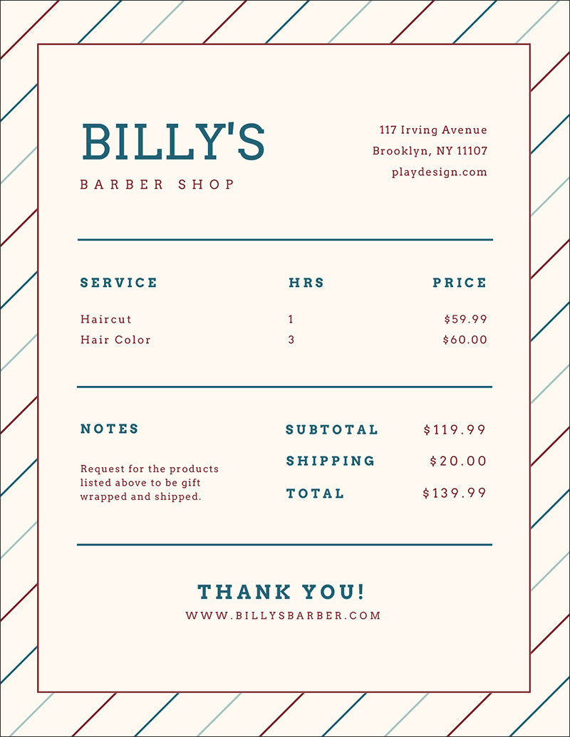 15 Simple Invoice Templates For Your Business