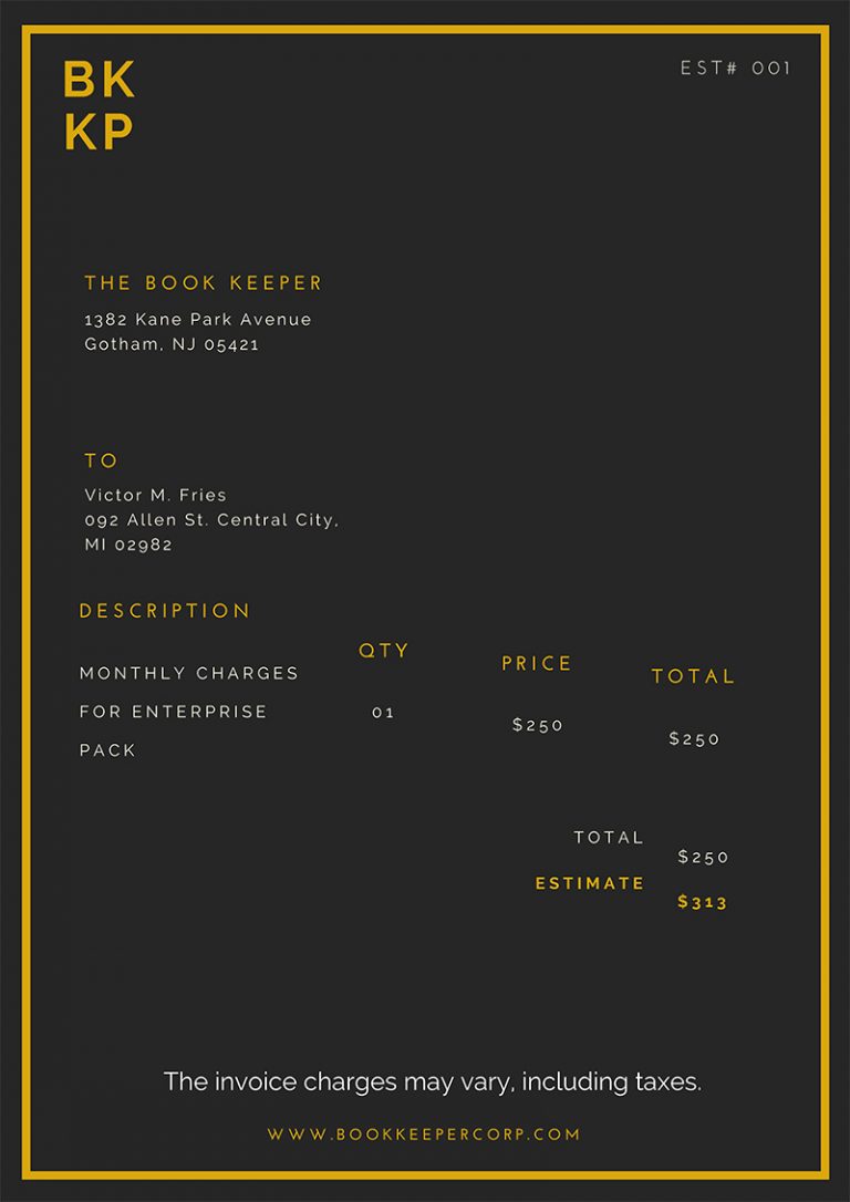 15 Simple Estimate Templates For Your Business