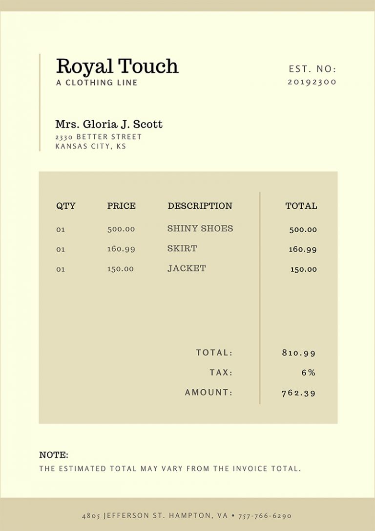 15 Simple Estimate Templates For Your Business